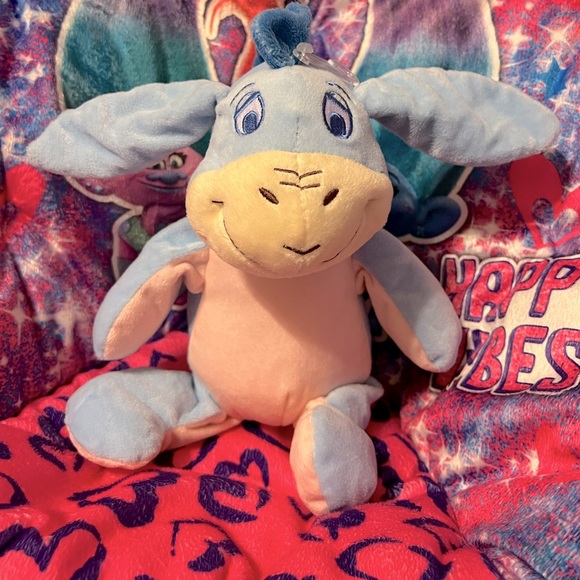 Disney | Toys | Disney Baby Eeyore Plush Animal 2 Jingle Tummy Crinkle ...